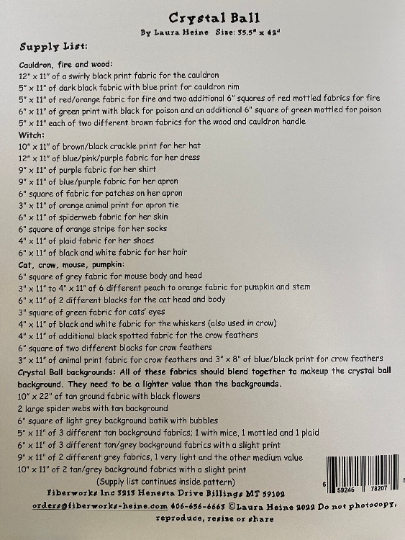 Crystal Ball Collage Pattern by Laura Heine – Cactus Queen Quilt Co